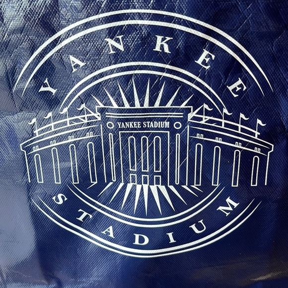 N.Y. Yankee | Bags | New York Yankee Stadium Vinyl Shopping Tote Bag ...